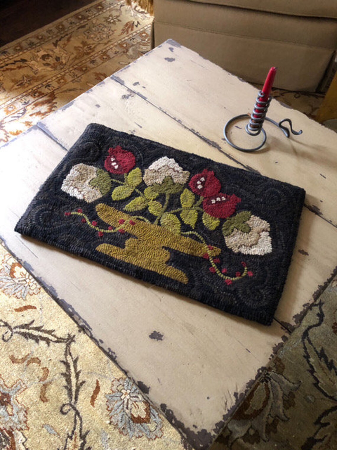 WINTER BOUQUET Rug Hooking Pattern Designed by Therese Shick - Etsy