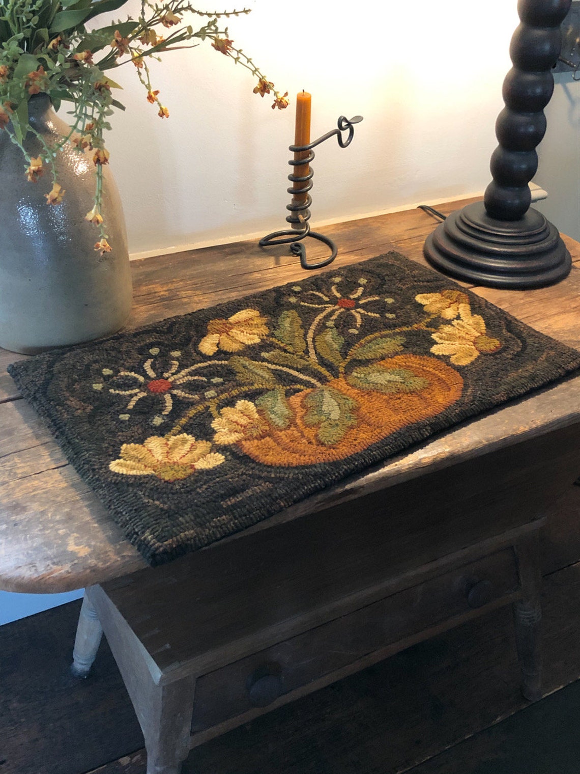 AUTUMN BOUQUET Rug Hooking Pattern Designed by Therese Shick - Etsy Canada