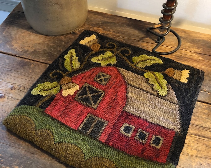 HOUSE OF WOOL village Tile Series Traditional Rug Hooking Pattern ...