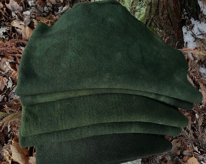 VT GREEN Hand-dyed Wool Collection - 1/4 Yd Each - 100% Premium Wool - Etsy