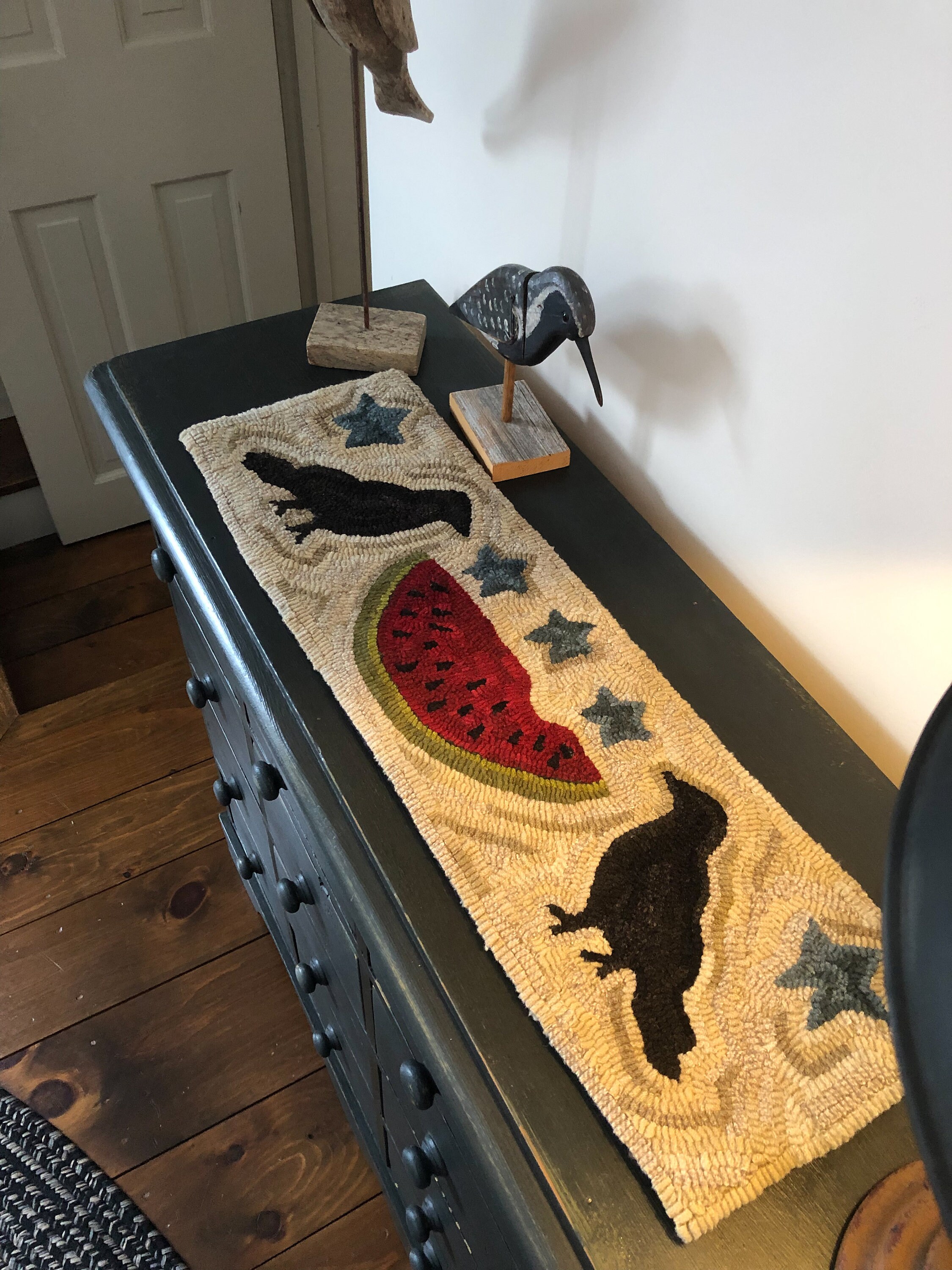 SUMMERTIME Traditional Rug Hooking Pattern Designed by - Etsy