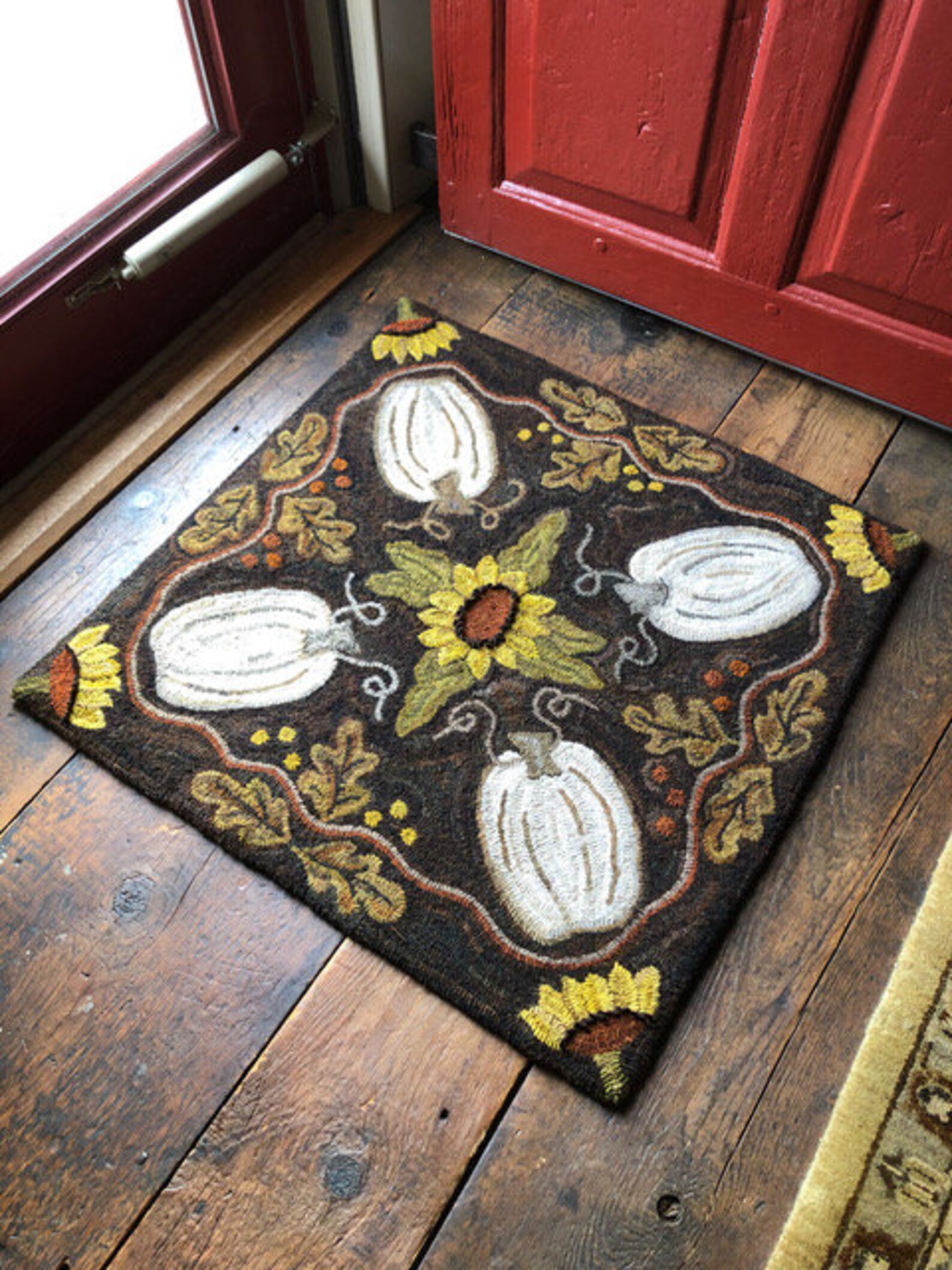 FOUR PATCH PUMPKINS - Rug Hooking Pattern Designed by Therese Shick - Etsy