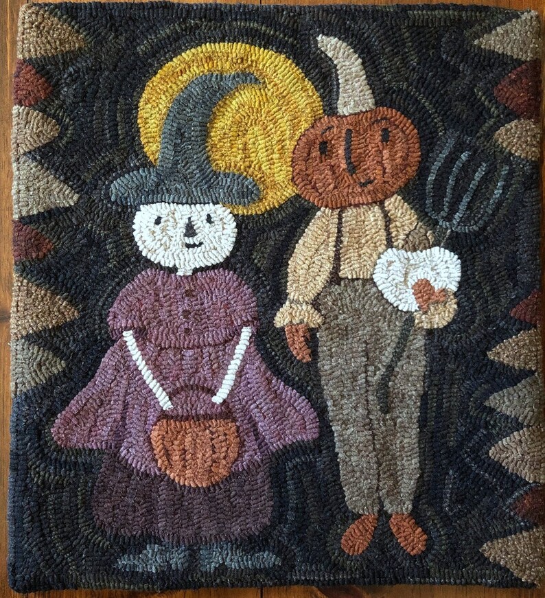 HALLOWEEN GOTHIC - Rug Hooking Pattern Designed by Therese Shick - Etsy