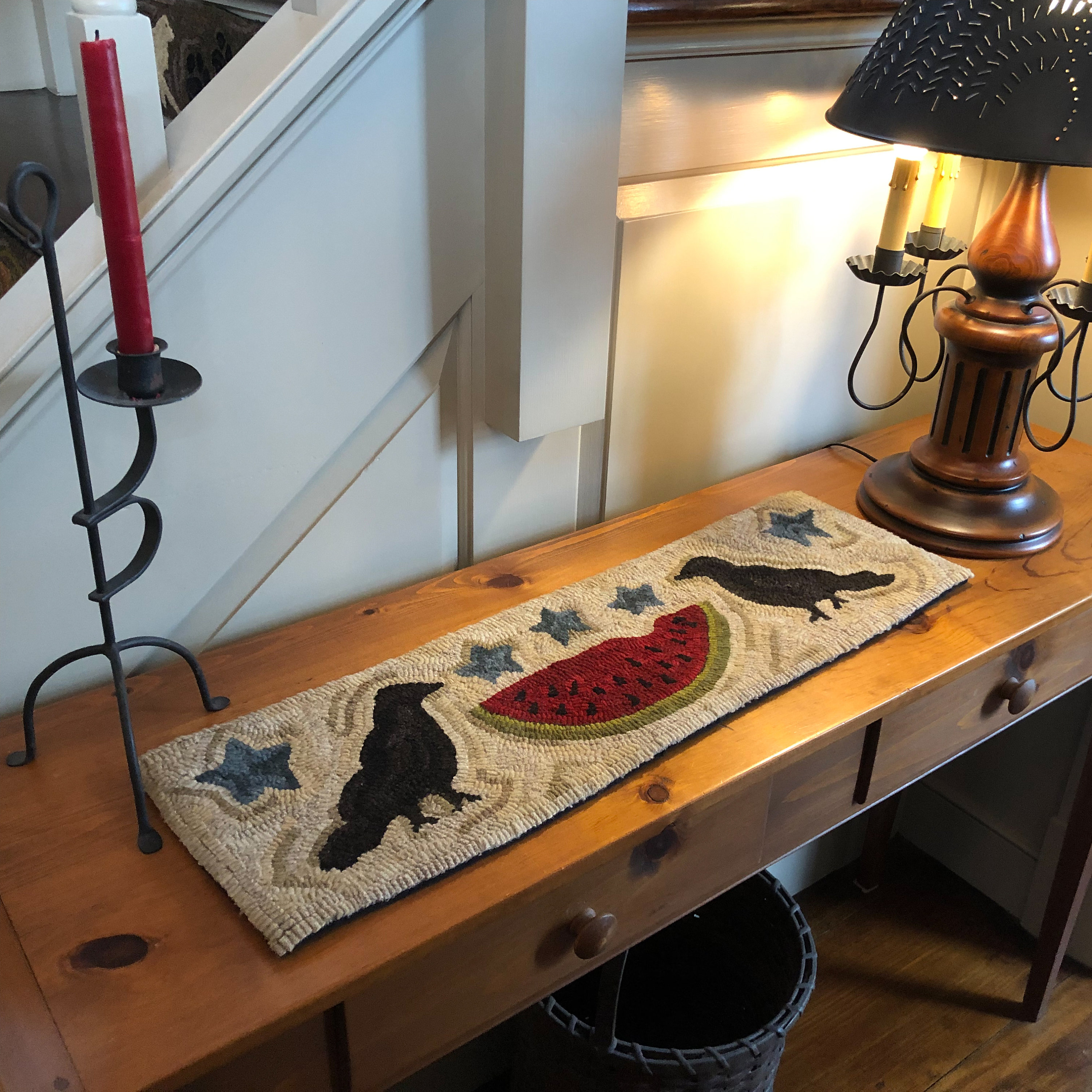 SUMMERTIME Traditional Rug Hooking Pattern Designed by - Etsy