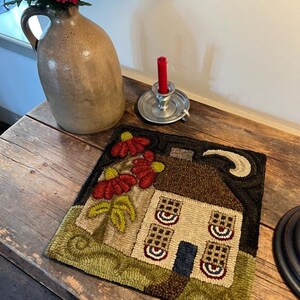 AMERICANA COTTAGE (village Tile Series) - Traditional Rug Hooking ...