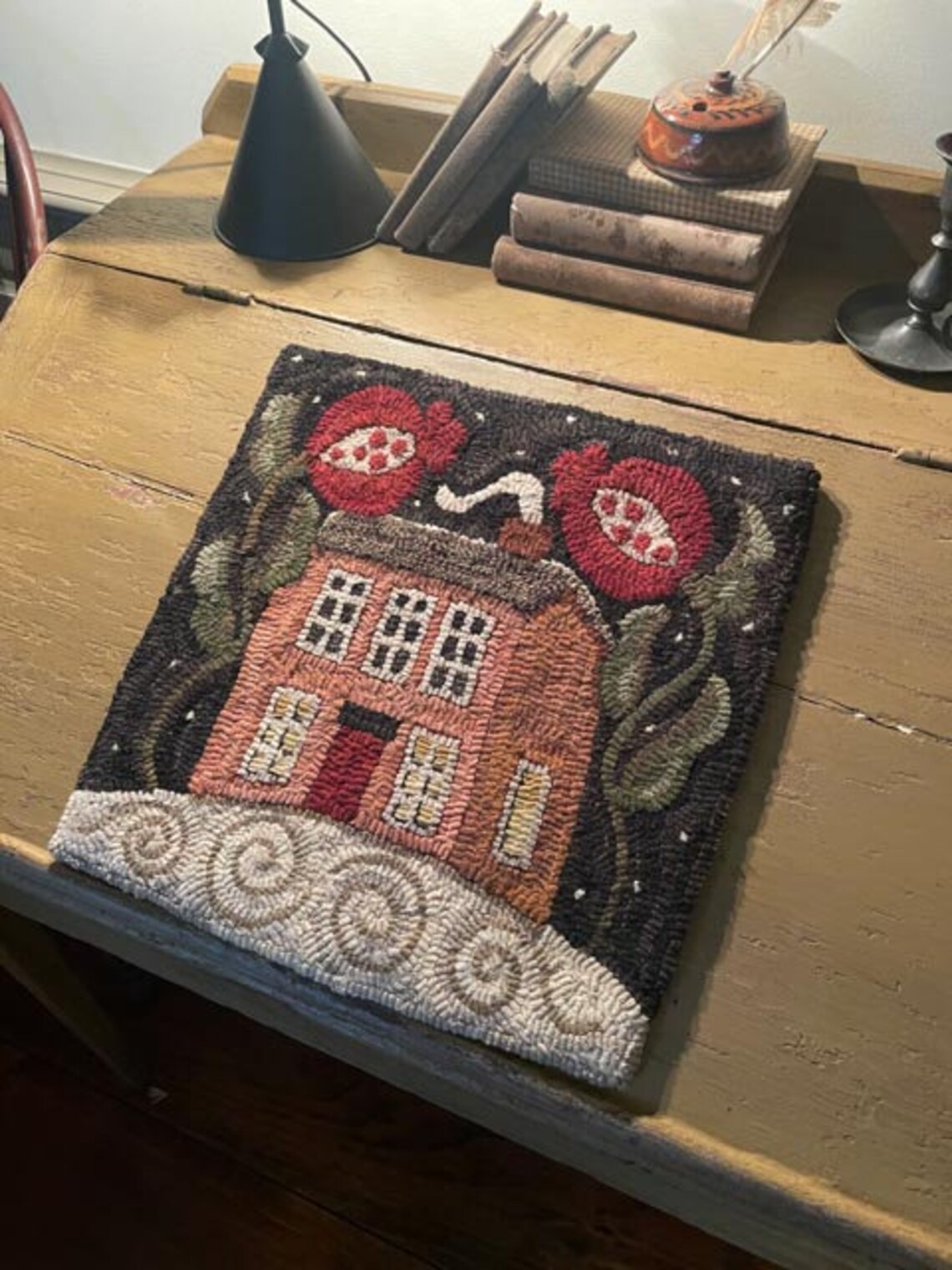 POMEGRANATE HILL village Tile Series Traditional Rug - Etsy