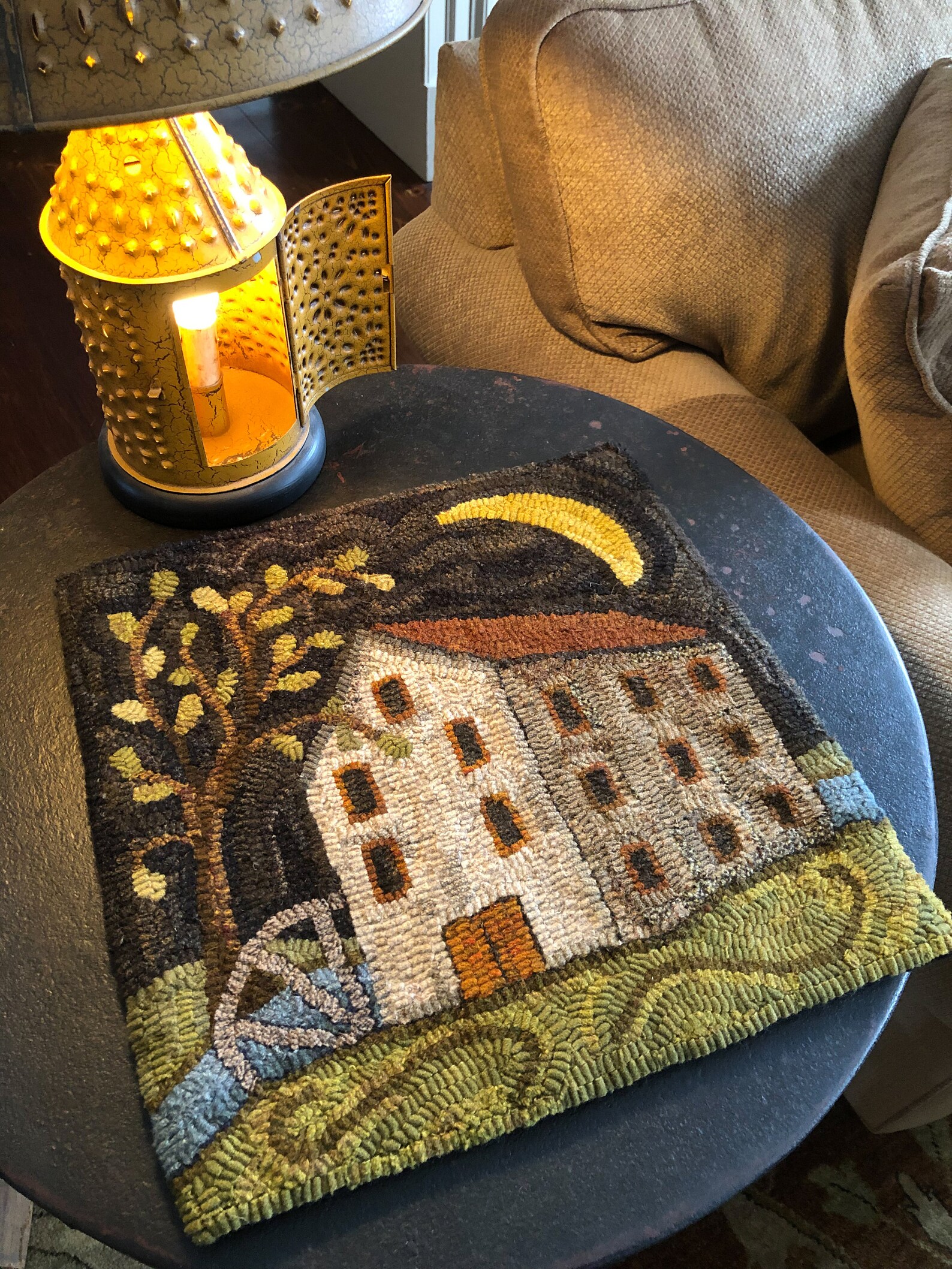 WILLOW TREE MILL village Tile Series Traditional Rug - Etsy