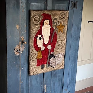 SHEPHERD SANTA - Rug Hooking Pattern Designed by Therese Shick - Etsy