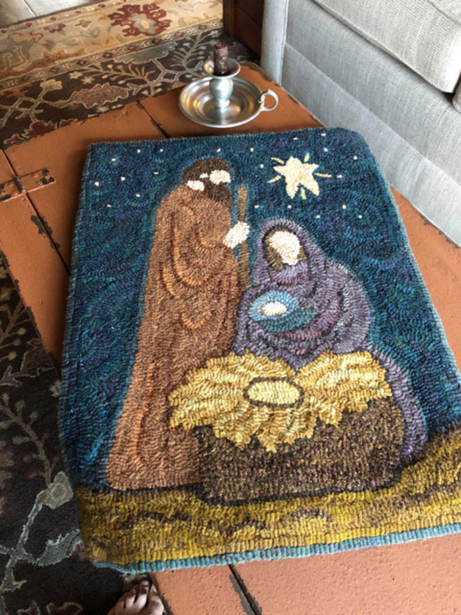 CHRISTMAS FAMILY Rug Hooking Pattern Designed by Therese - Etsy