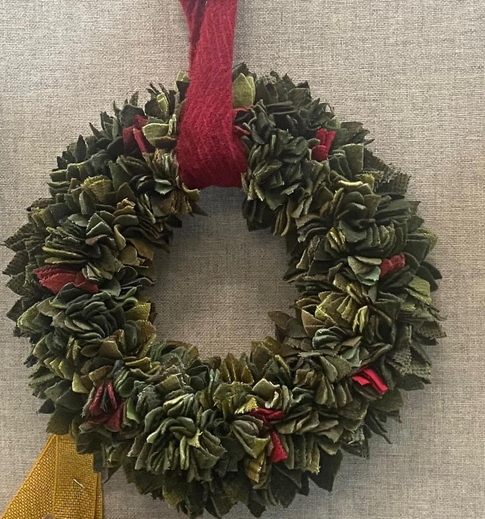 12" Proddy Wreath KIT - 3-dimentional - Designed by the Wool'n Gardener ...