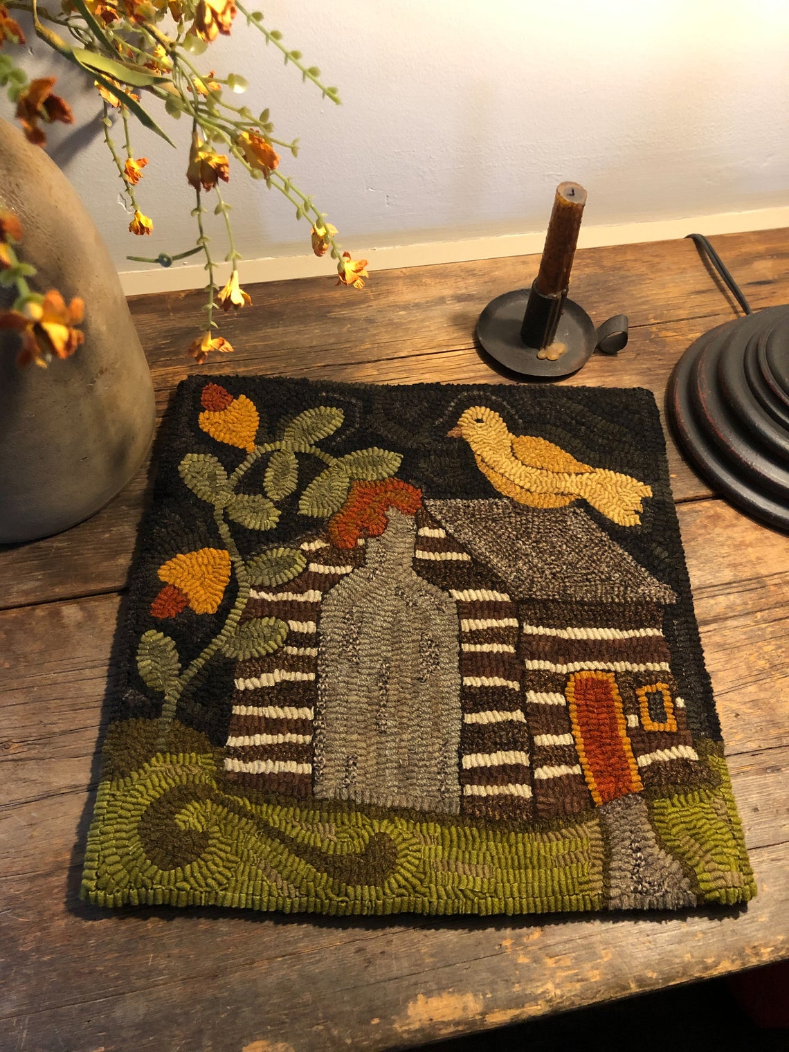 LITTLE PRAIRIE HOUSE (village Tile Series) - Traditional Rug Hooking ...