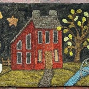 WILLOW TREE WAY - Traditional Rug Hooking Pattern Designed by Therese ...