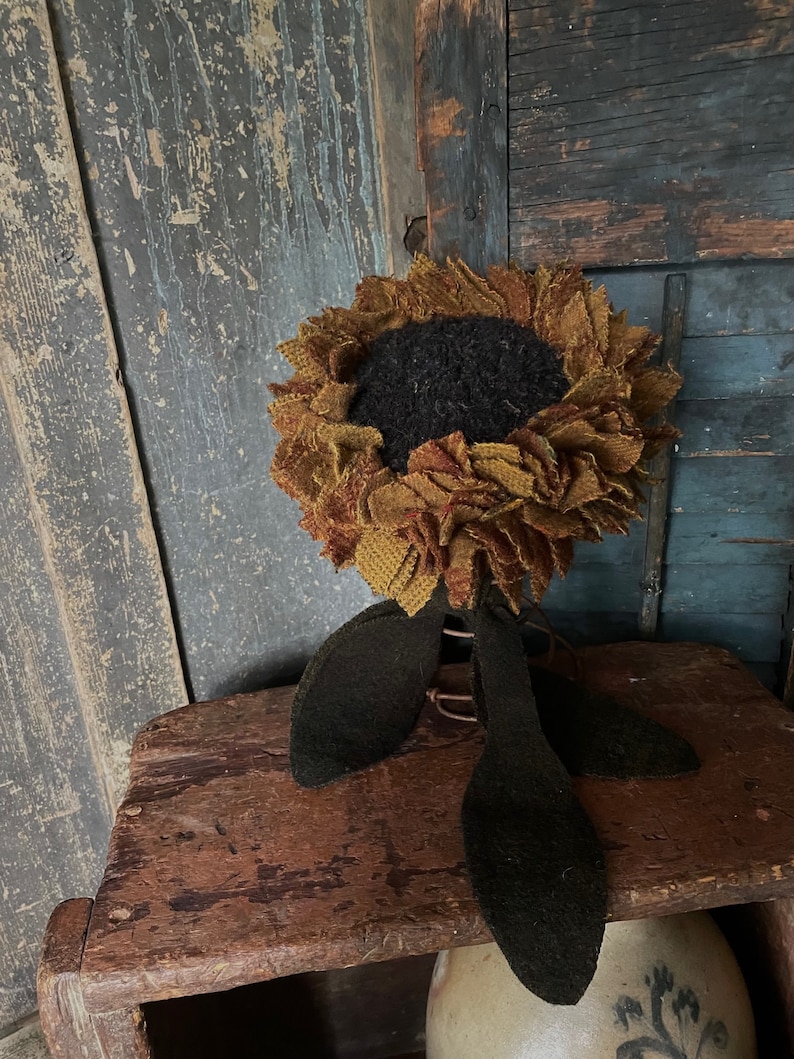 Wool PRODDY FLOWER (directions) "kit" With 2 Antique Bedsprings ...