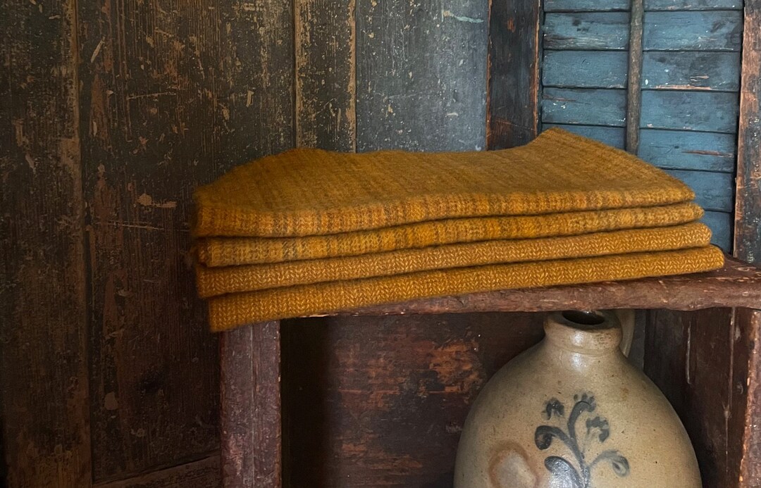 BARB'S GREAT GOLD Hand-dyed Wool Collection - 1/4 Yd Premium Wool - Etsy