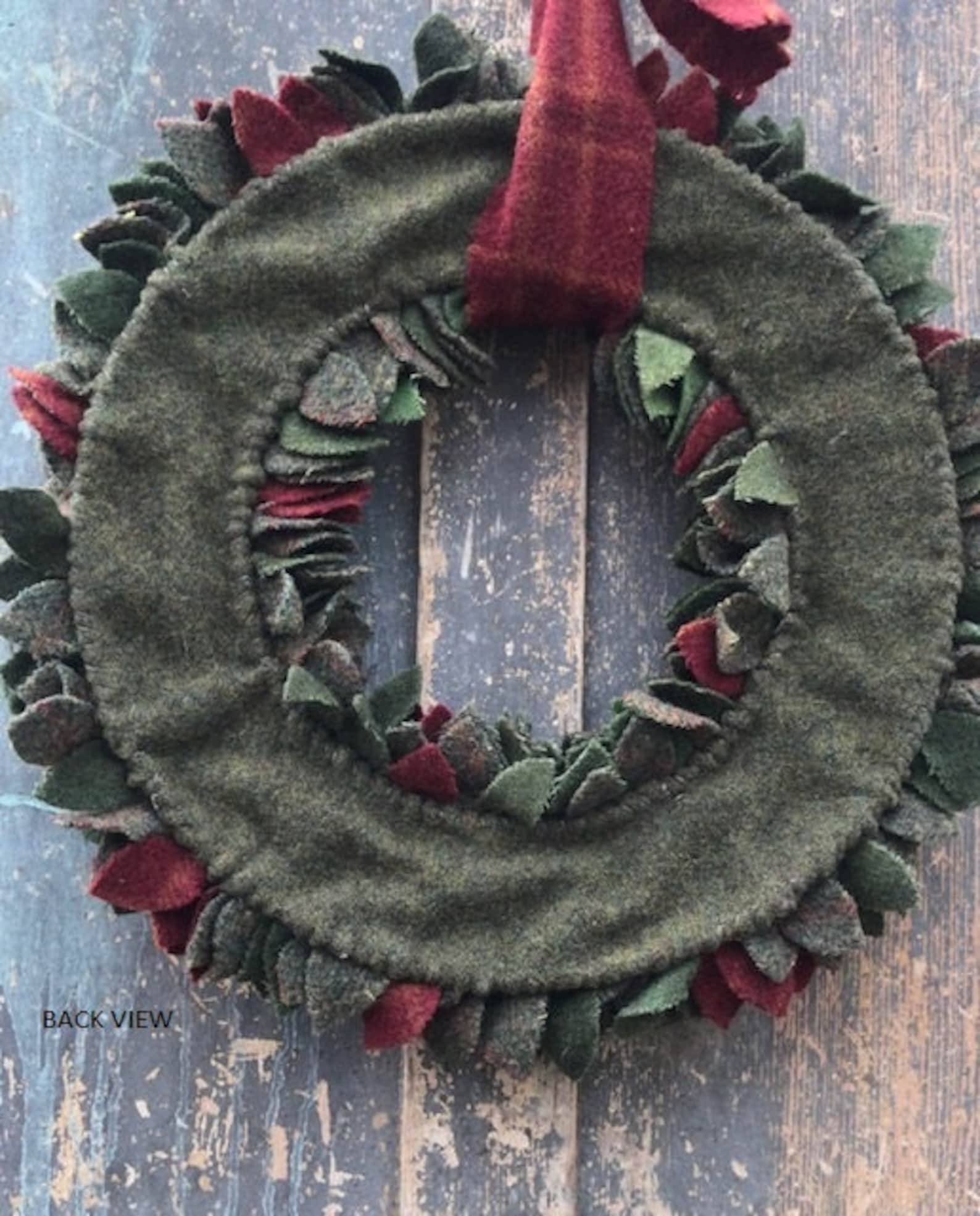 12" Proddy Wreath KIT - 3-dimentional - Designed by the Wool'n Gardener ...
