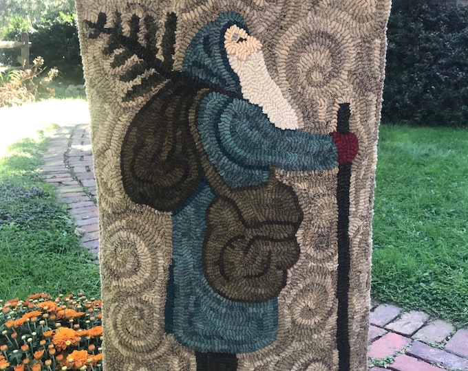 SIMPLE SANTA (LARGE) - Rug Hooking Pattern Designed by Therese Shick - Etsy