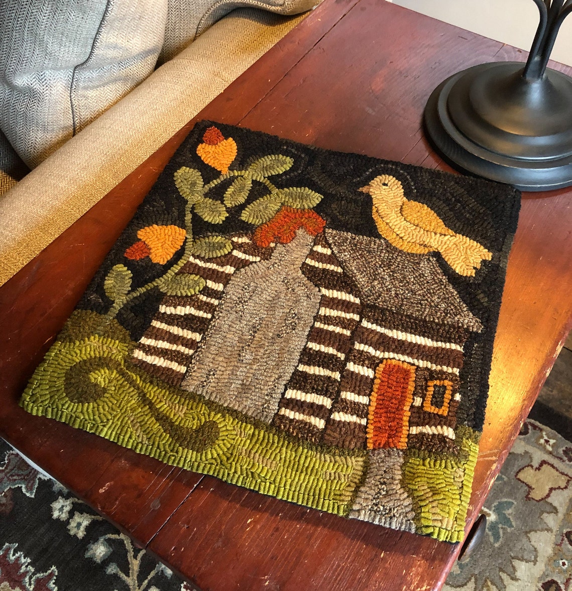 LITTLE PRAIRIE HOUSE (village Tile Series) - Traditional Rug Hooking ...