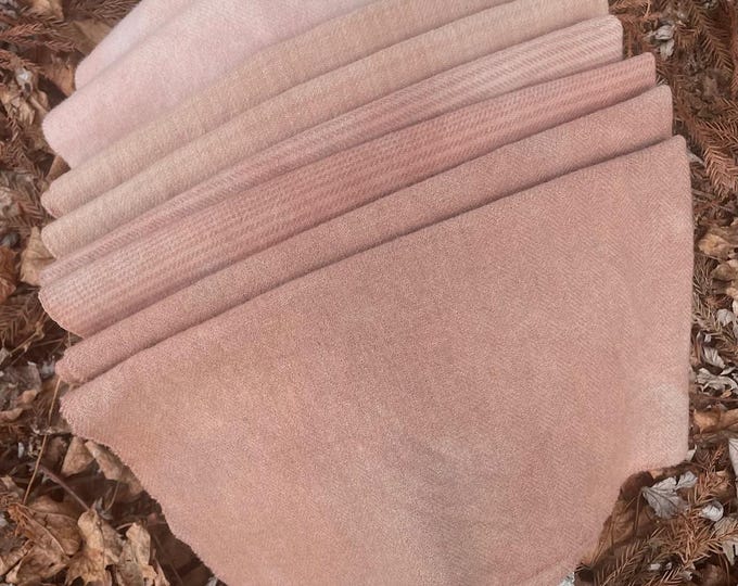 GRANDMA'S ROSE Wash and Rinse Hand-dyed Wool Collection - 1/4 Yd ...