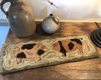 WINTER PALS Rug Hooking Pattern Designed by Therese Shick - Etsy