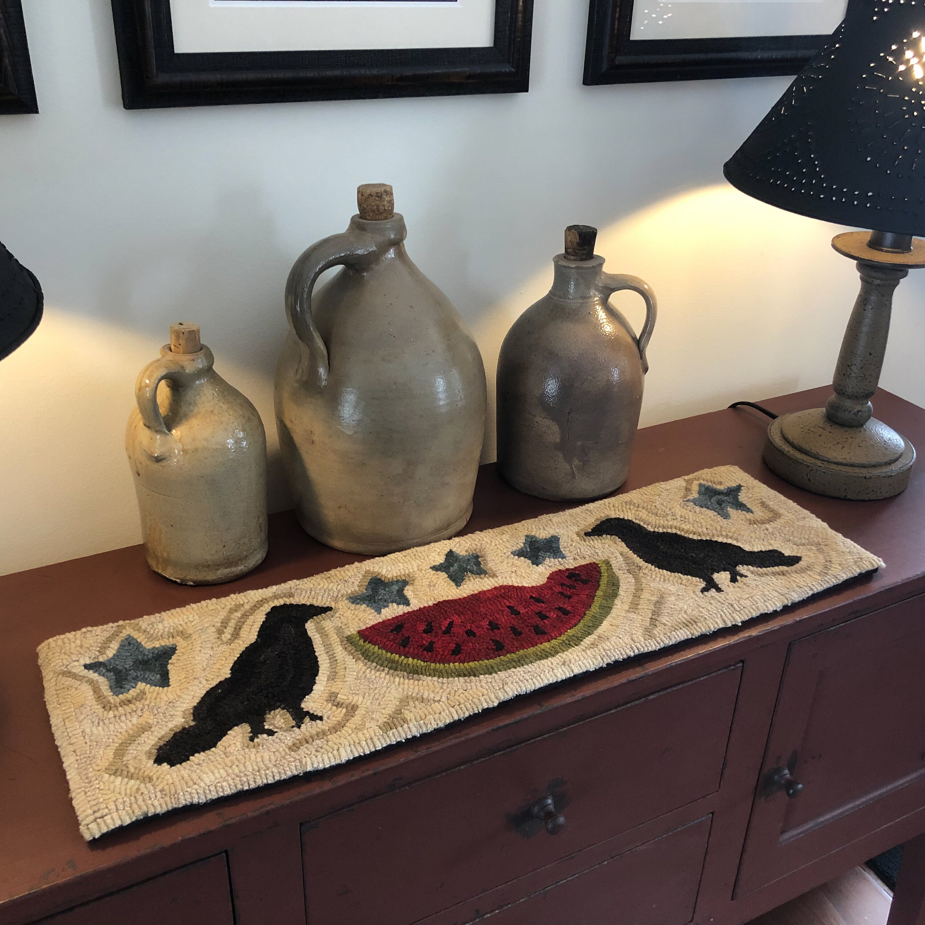 SUMMERTIME Traditional Rug Hooking Pattern Designed by - Etsy