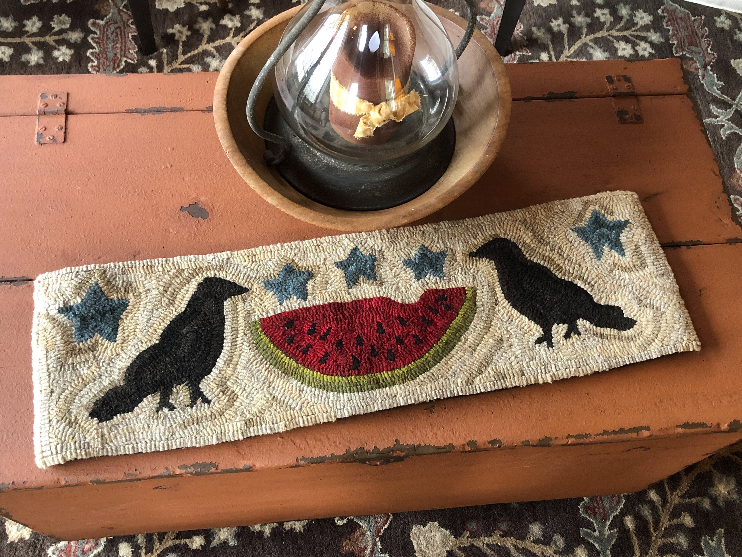 SUMMERTIME Traditional Rug Hooking Pattern Designed by - Etsy