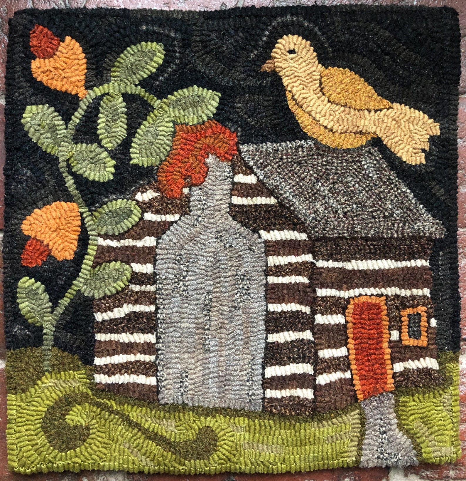 LITTLE PRAIRIE HOUSE (village Tile Series) - Traditional Rug Hooking ...