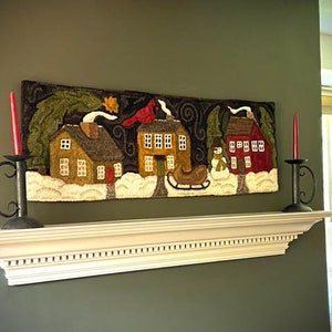 WINTER'S WAY - Traditional Rug Hooking Pattern Designed by Therese ...