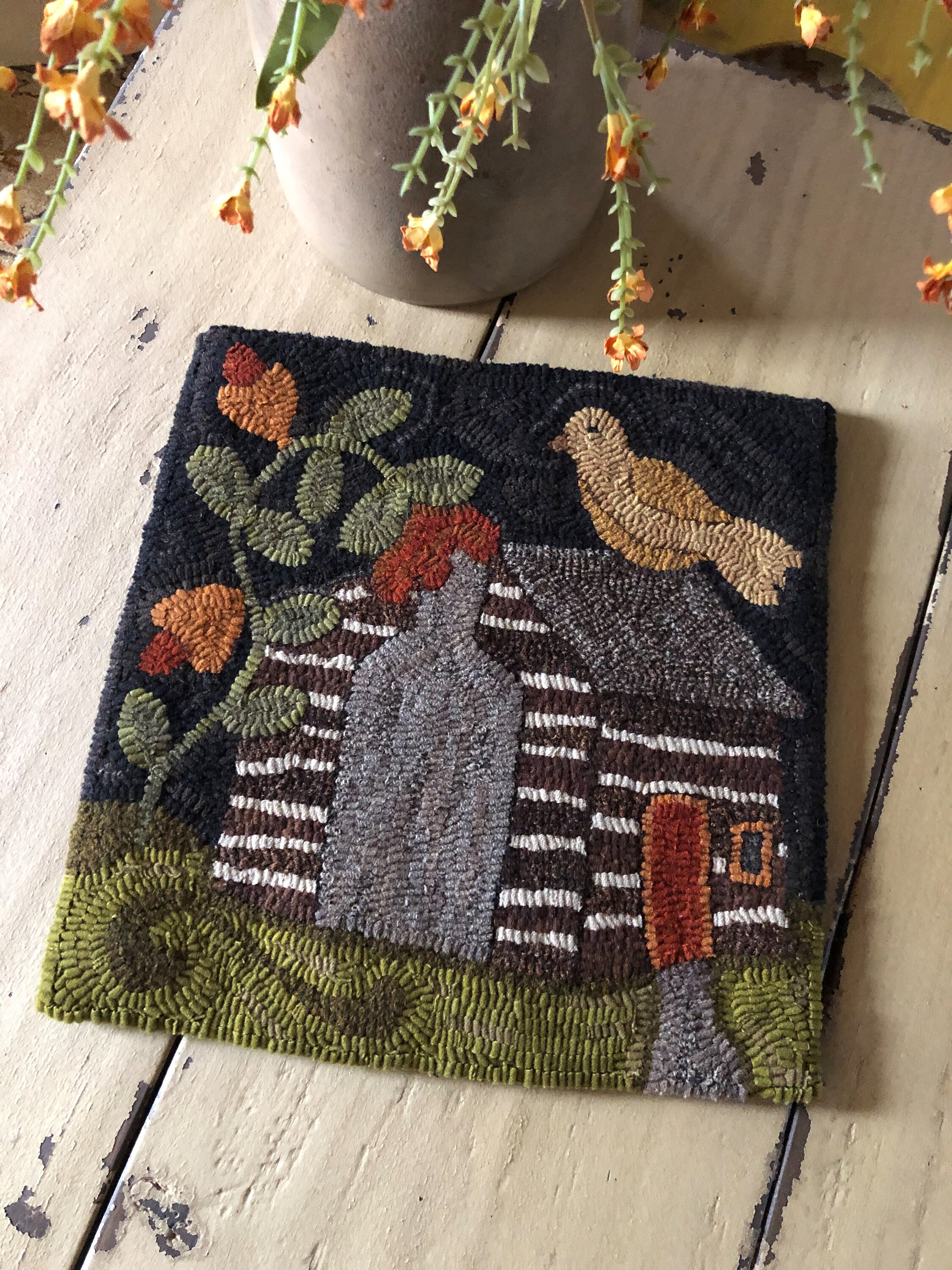 LITTLE PRAIRIE HOUSE (village Tile Series) - Traditional Rug Hooking ...