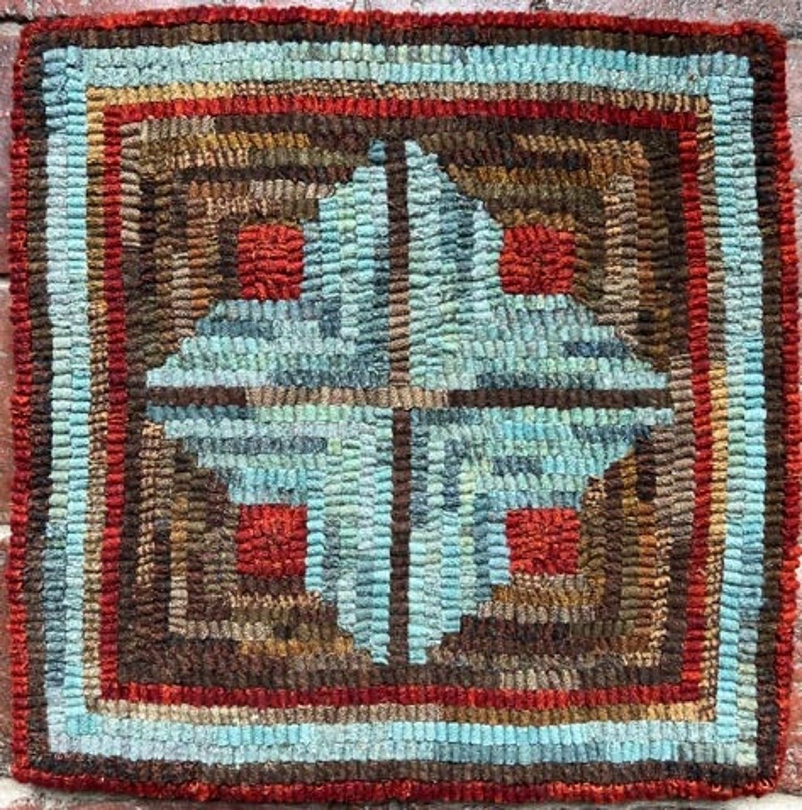 QUILT FOOTER III (footer Series) - Traditional Rug Hooking Pattern ...