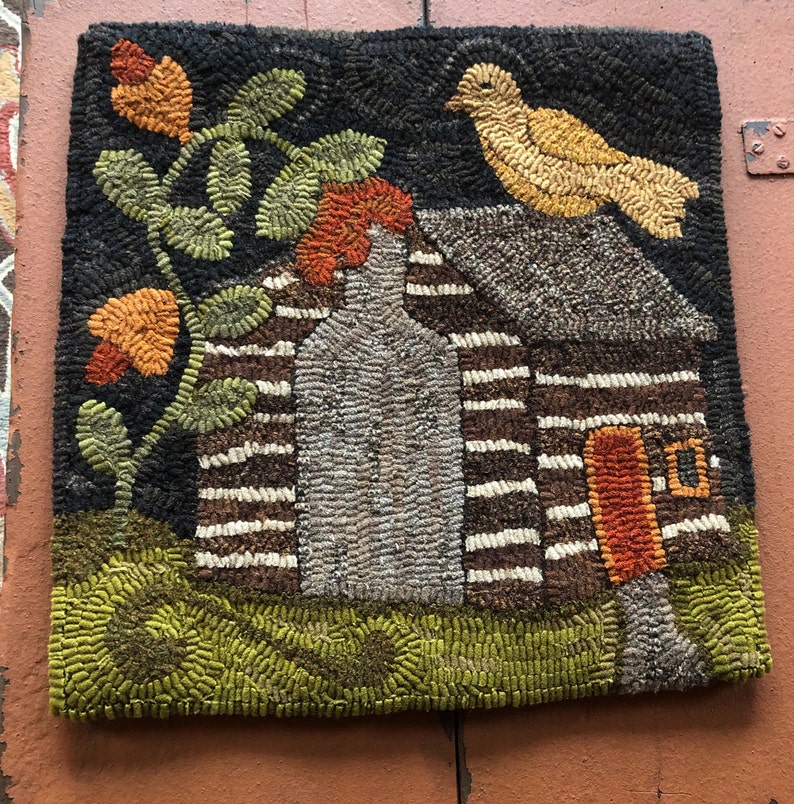 LITTLE PRAIRIE HOUSE (village Tile Series) - Traditional Rug Hooking ...