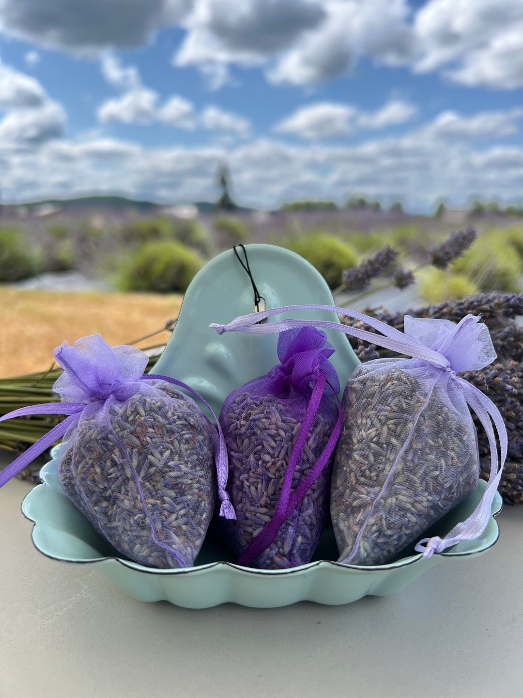 10 Lavender Sachets *pacific Northwest Dried Lavender, Wedding Favors ...