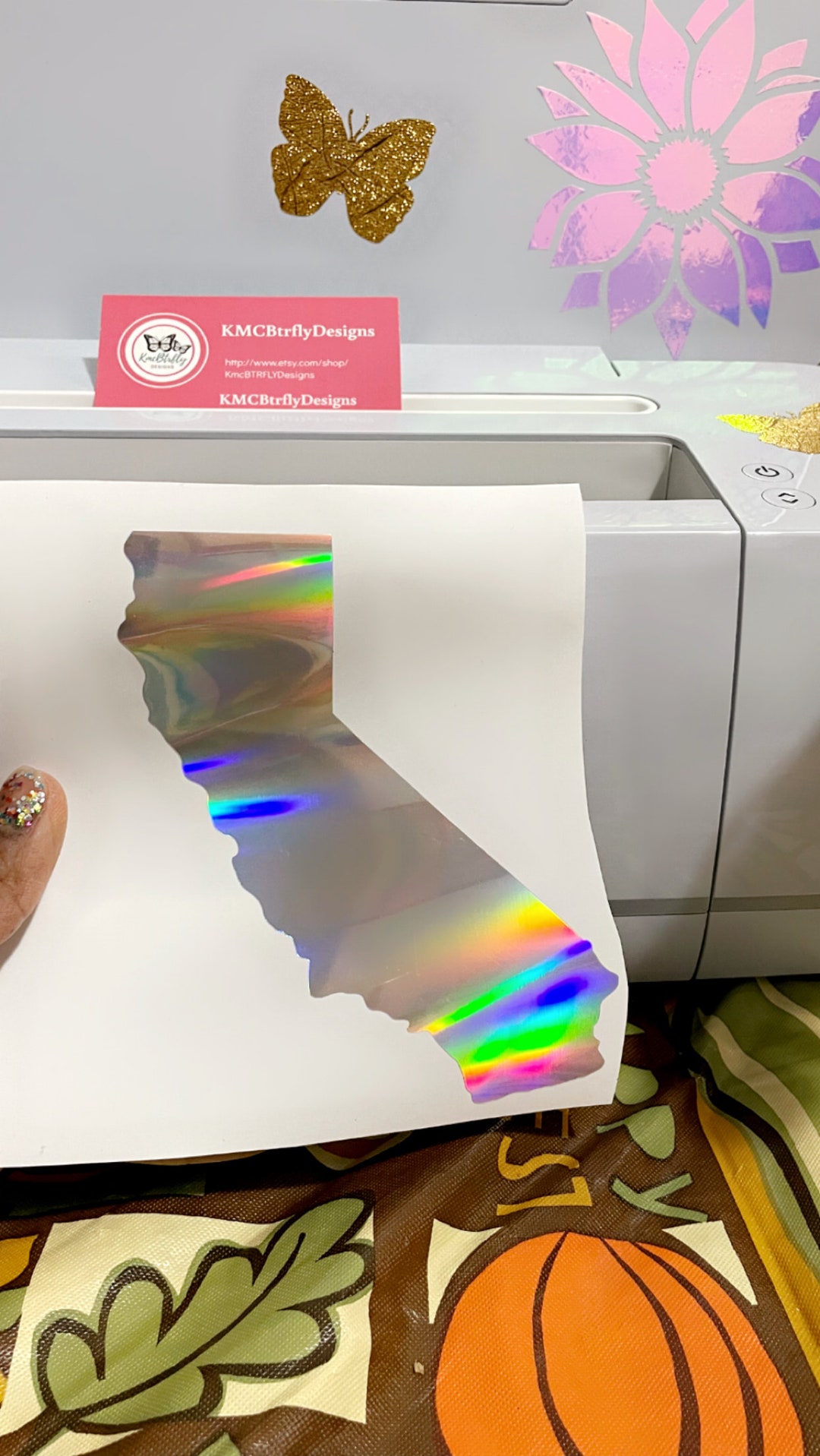 California Holographic Car Decal - Etsy