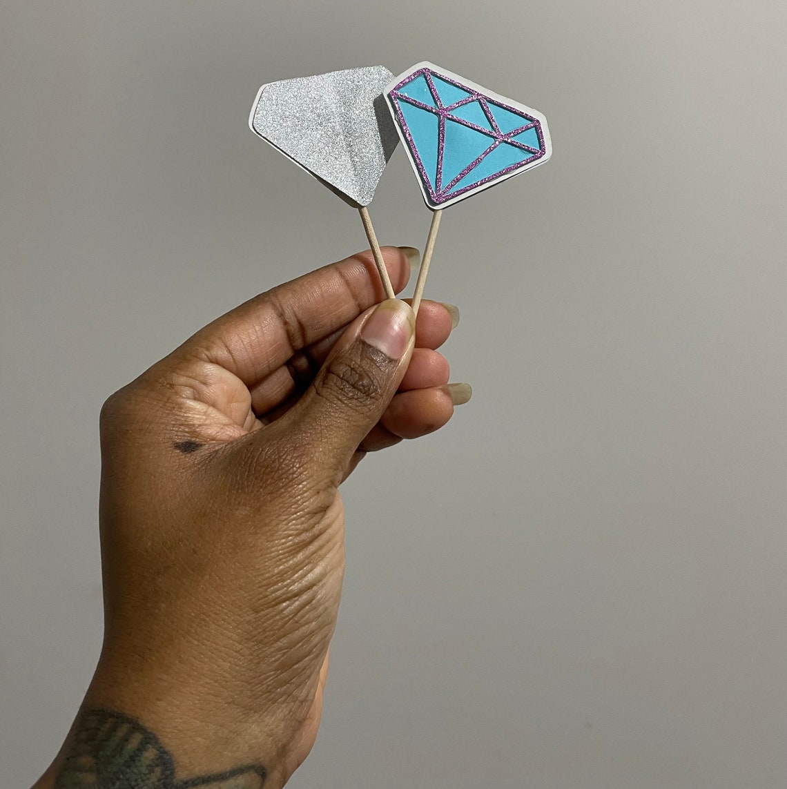 Diamond Cake Topper, Diamond Cupcake Topper, Shine Bright Like a ...