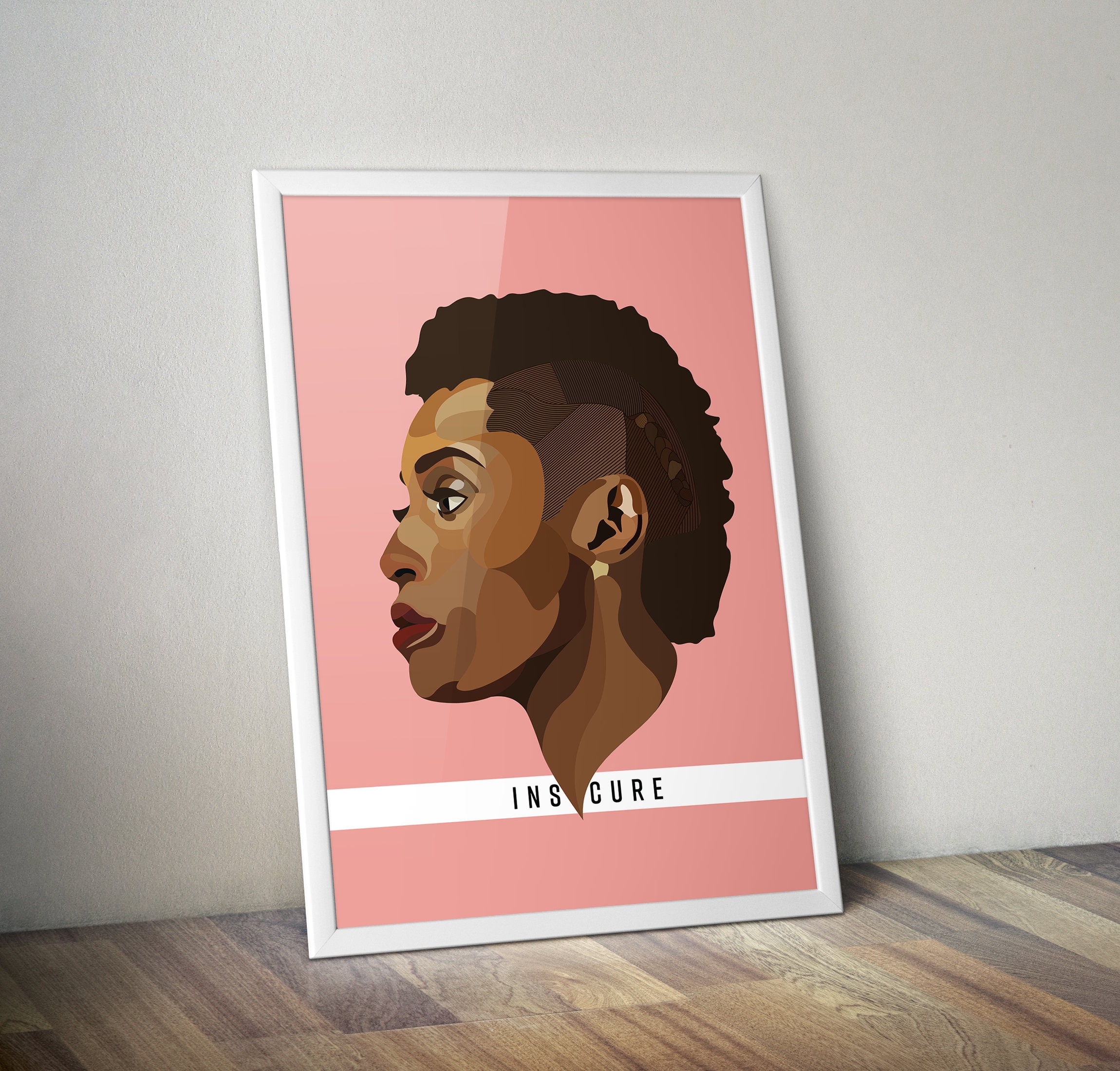 Issa rae poster Insecure poster insecure show artwork Wall | Etsy