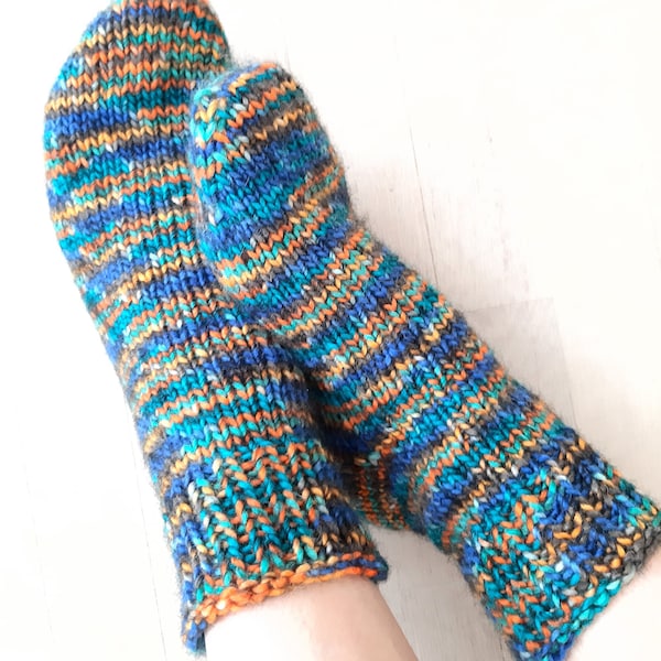 Hand Knit Socks - Etsy