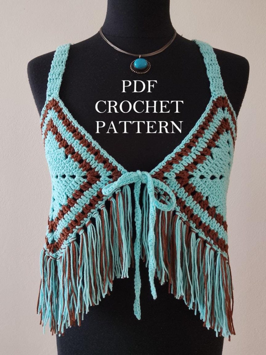 Crochet Top Pattern, PDF Crochet Pattern,pdf Pattern,crochet Boho Top ...