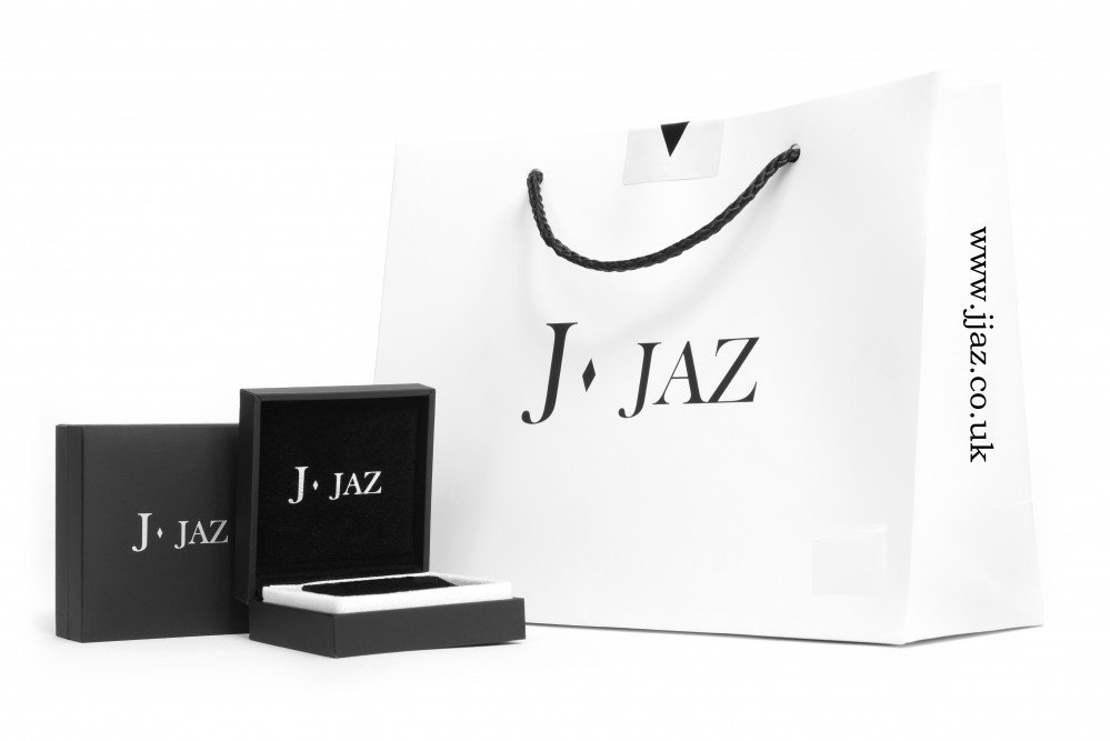 JJAZ Platinum on 925 Sterling Silver Stud Earrings Ruby Red Diamond CZ ...