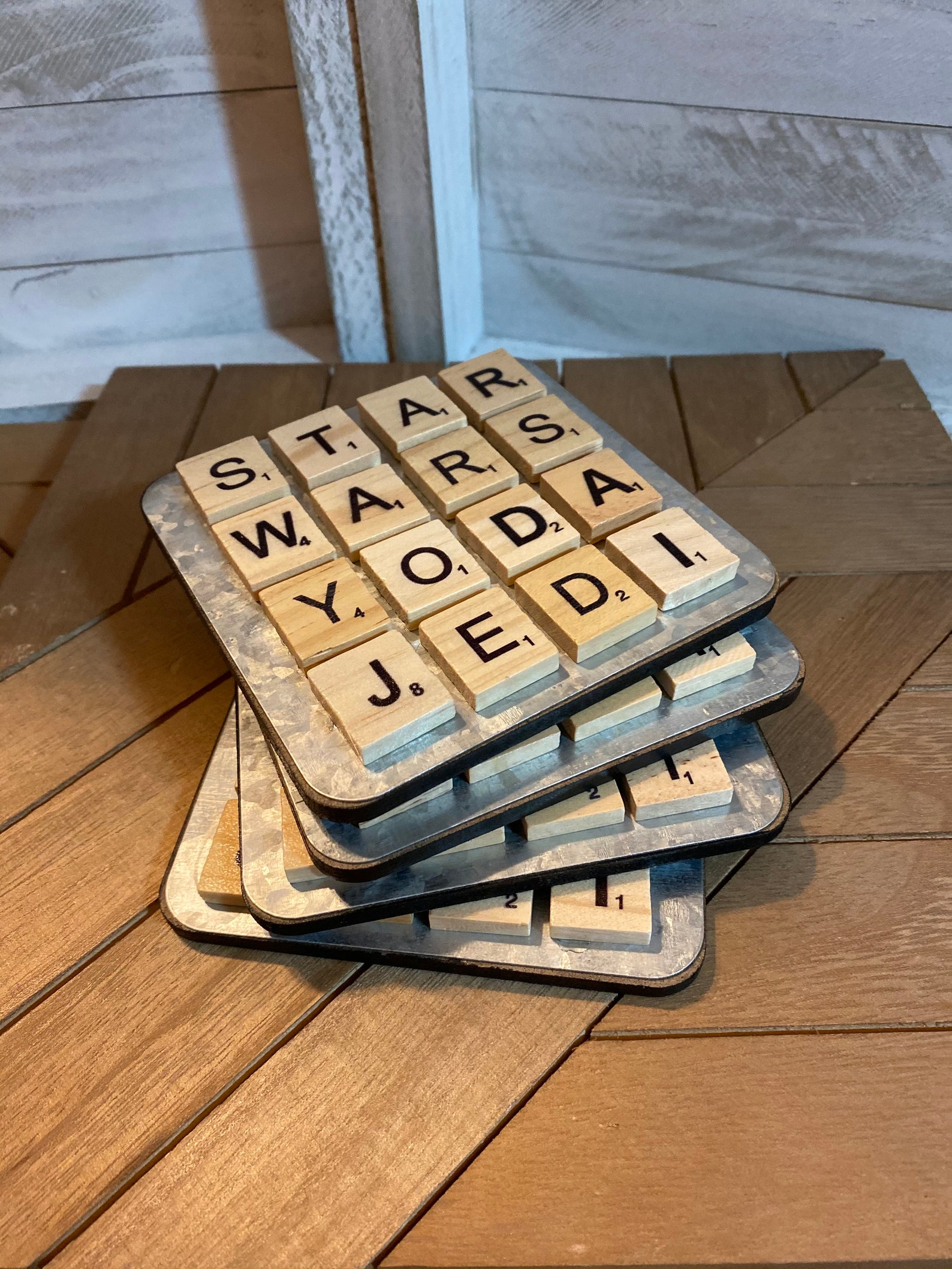 Scrabble Tile Coasters Star Wars | Etsy