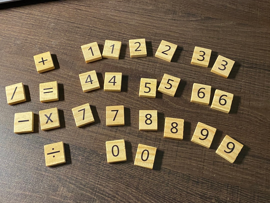 Scrabble Tiles, Number Scrabble Tiles,number Letters, Magnetic Scrabble ...
