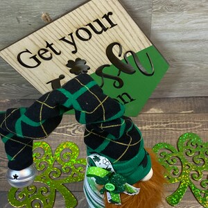 Irish Gnome, St. Patrick's Day Gnome, Farmhouse Gnome, Whimsical Gnome ...