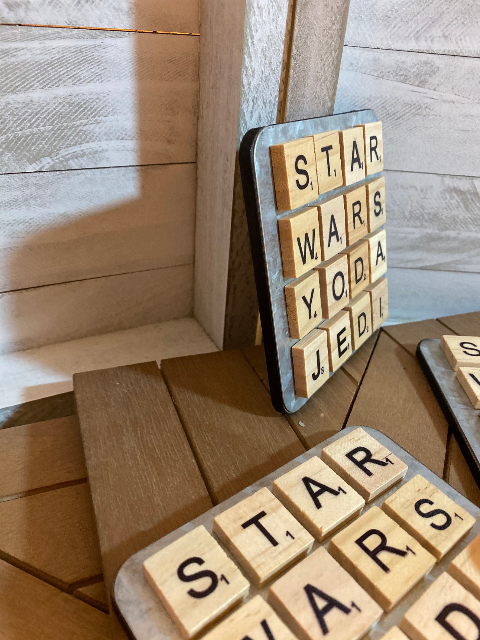 Scrabble Tile Coasters Star Wars | Etsy