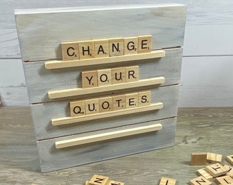 Scrabble Decor - Etsy
