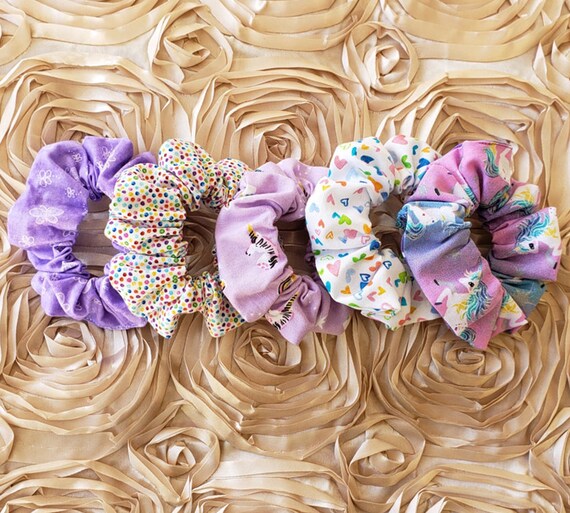 Girls Hair Scrunchies Womens Hair Scrunchies VSCO Cotton | Etsy