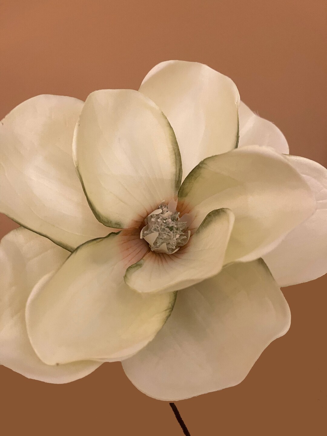 32" Faux Magnolia, Artificial Magnolia Flower on Stem, Vase Filler ...