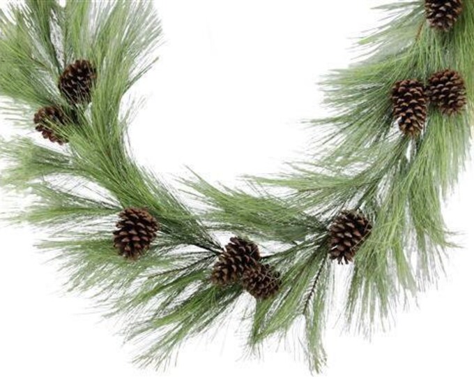 Long Needle Pine Garland-christmas Garland-winter Garland for Mantel ...