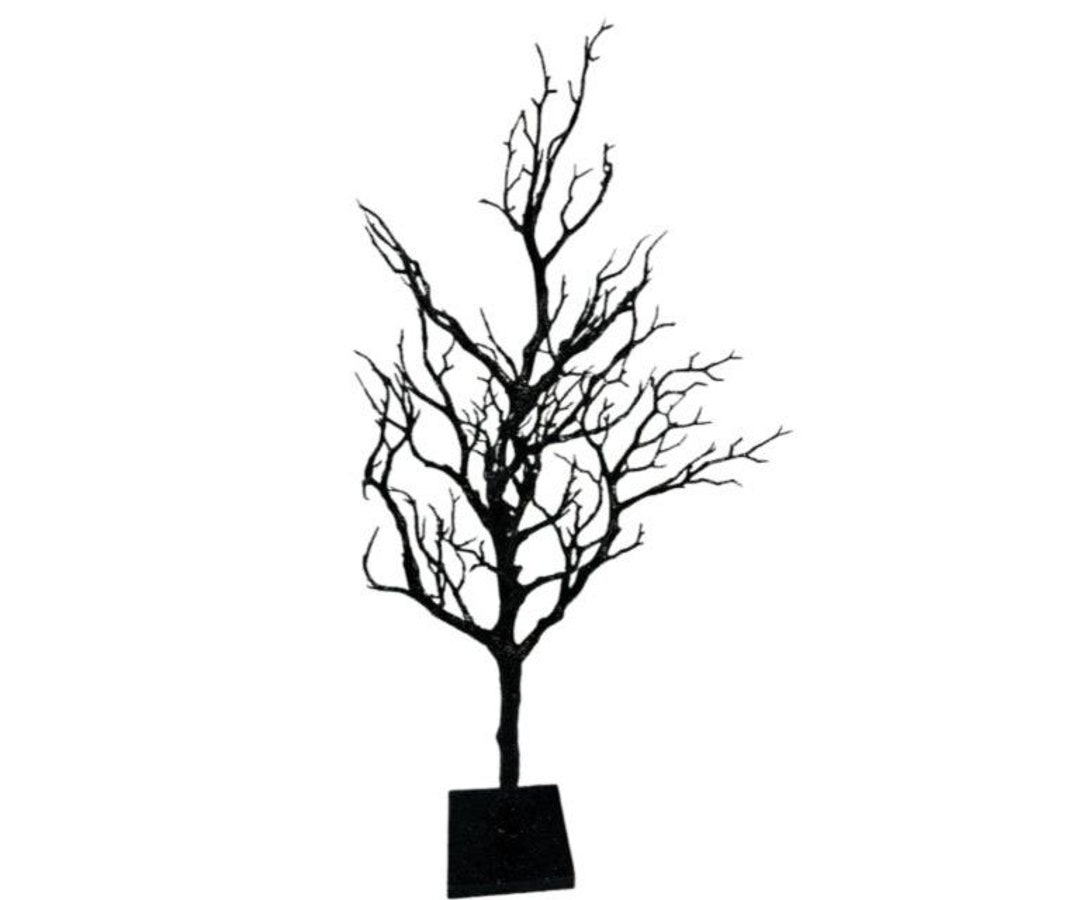 DIY Halloween Tree for Table Centerpiece or Mantel, Black Halloween ...