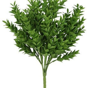 14 Artificial Greenery Bush/plant/spray/stem-ruscus Bush-everyday ...
