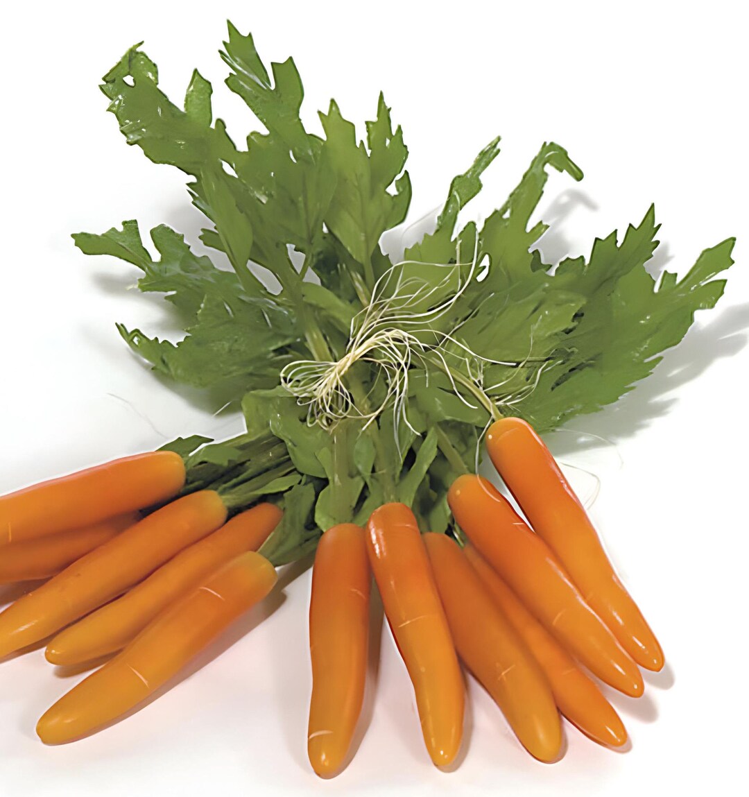 Bunch of of 6 Faux Carrots With Green Tops, Easter Carrots, Easter ...