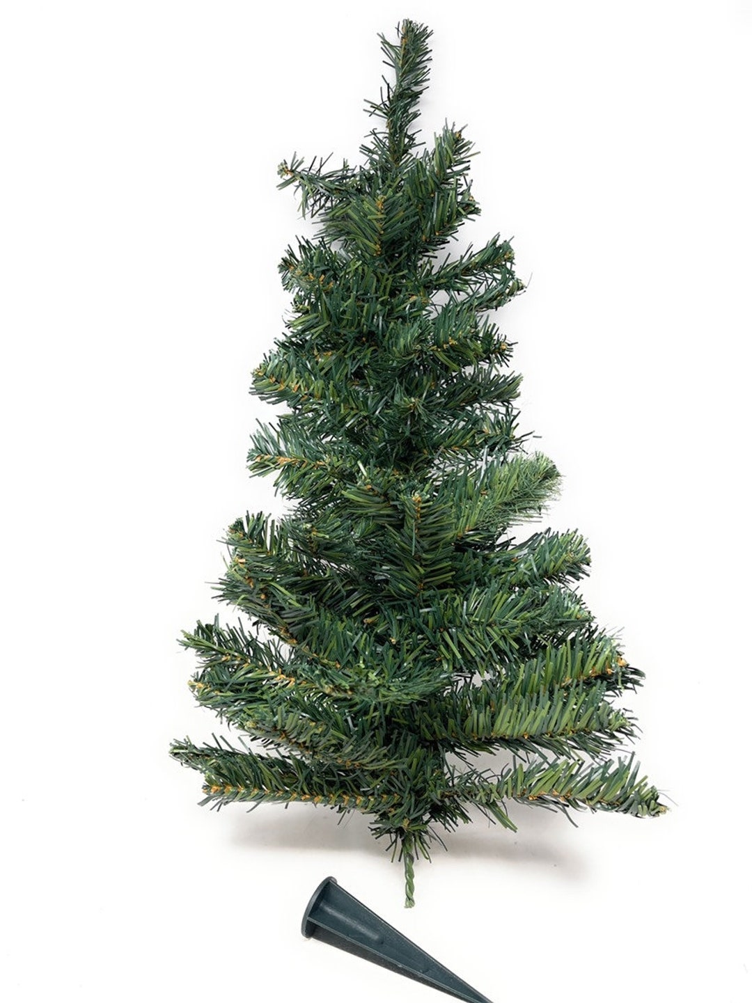 Indoor Outdoor Faux Pine Christmas Tree With Stake or Cemetery Tree for ...