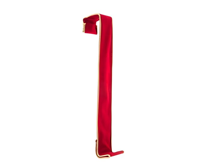 Red Velvet Christmas Wreath Hanger-over the Door Wreath Hanger-wreath ...